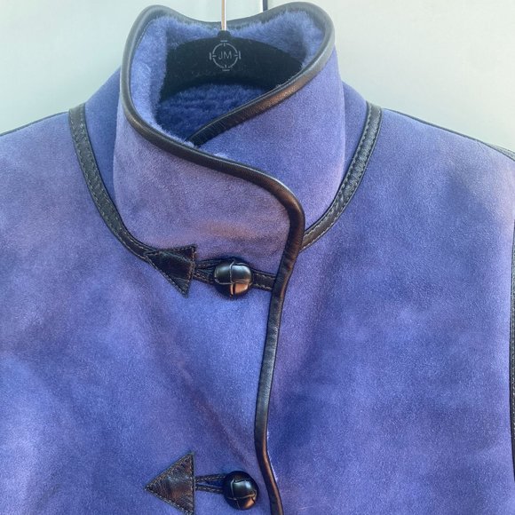 Betty David | Jackets & Coats | Betty David Custom Blue Painted ...